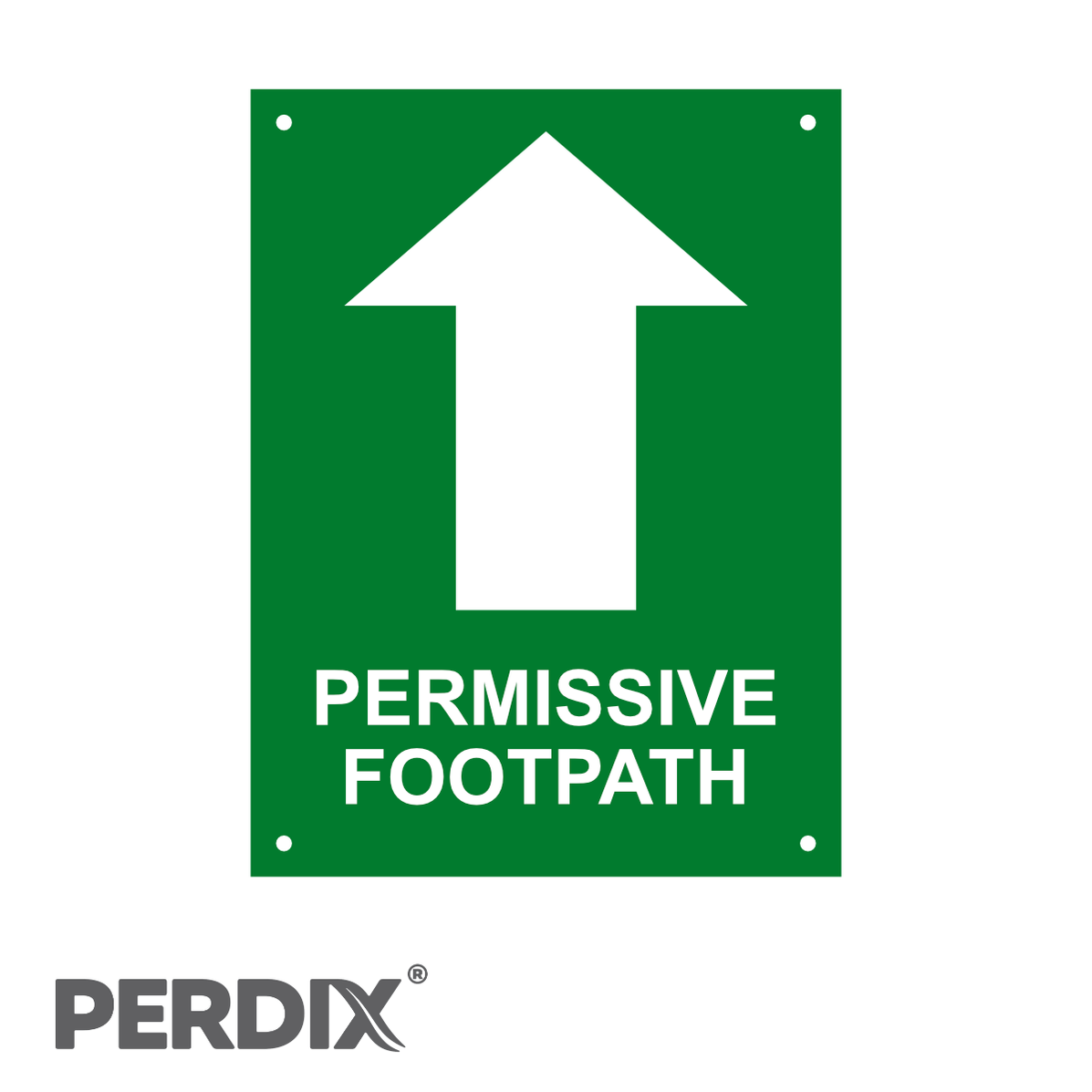 Permissive Footpath. Gate Sign — Perdix Wildlife Supplies