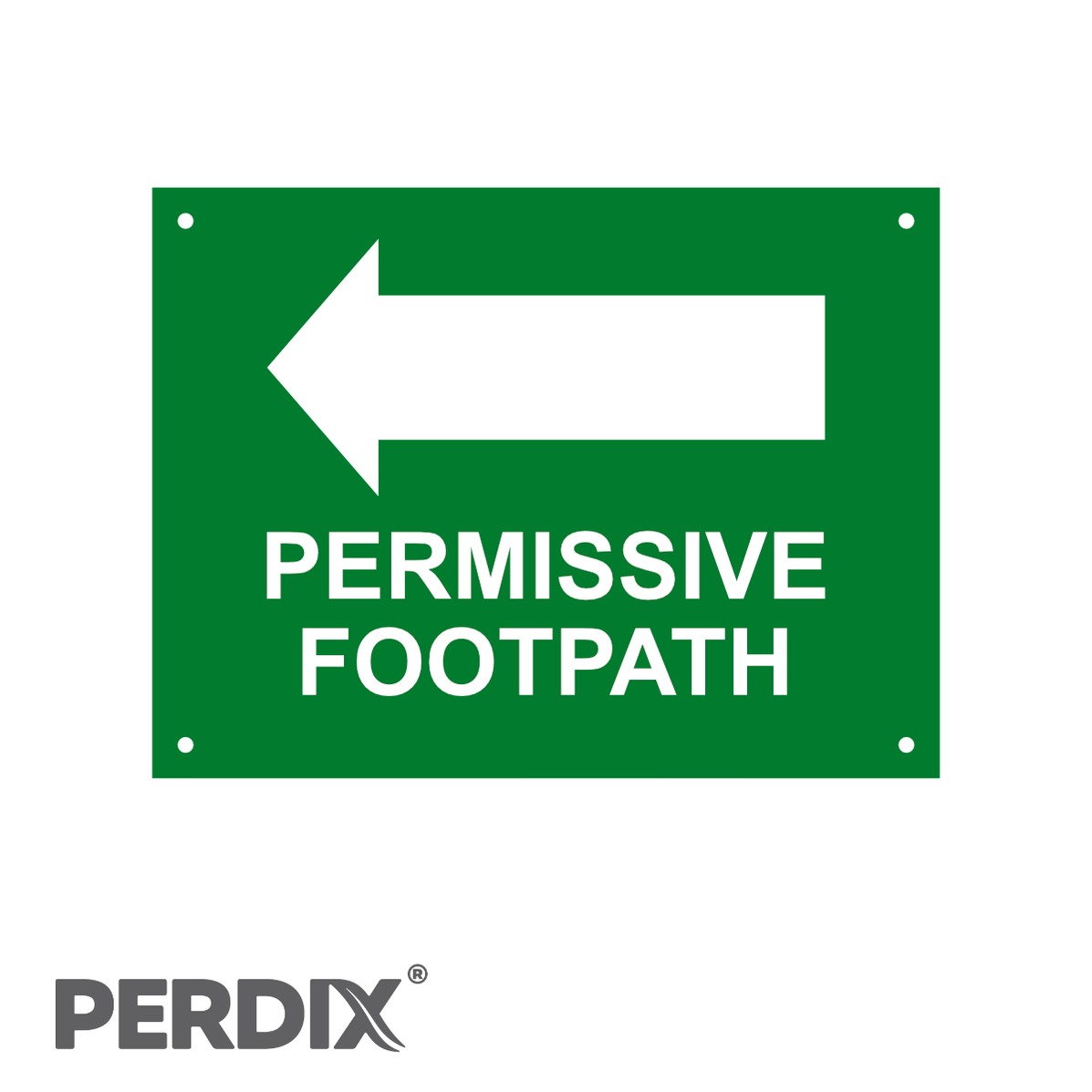Permissive Footpath. Gate Sign — Perdix Wildlife Supplies