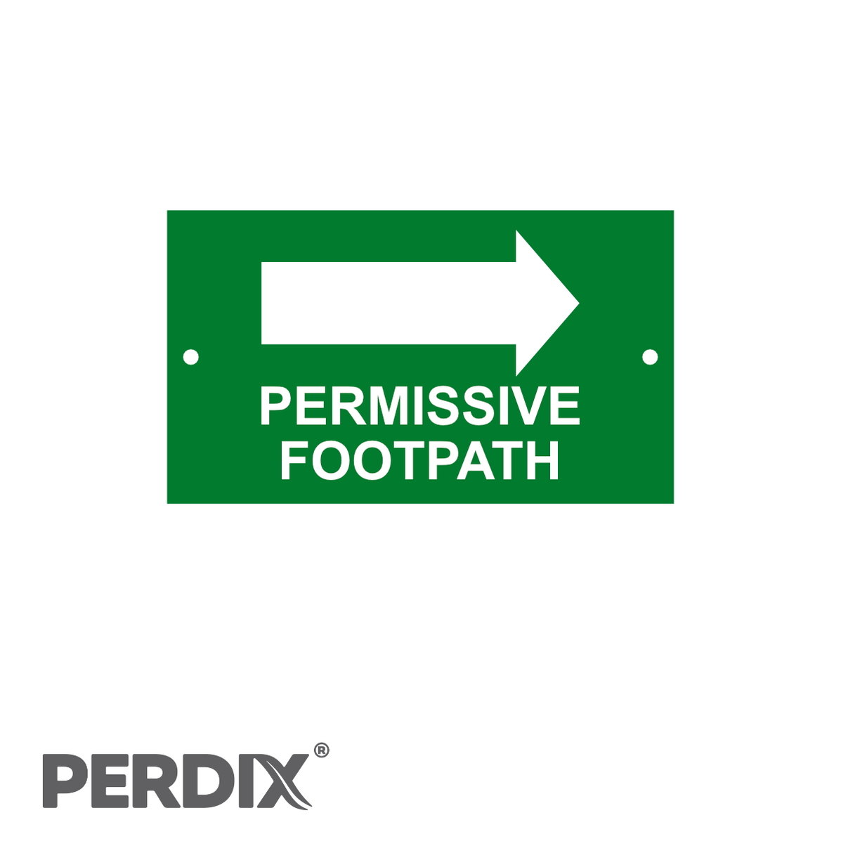 Permissive Footpath. Gate Sign — Perdix Wildlife Supplies