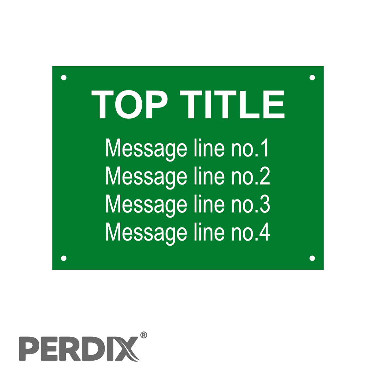 Bespoke Gate Sign (Pack of 5) — Perdix Wildlife Supplies