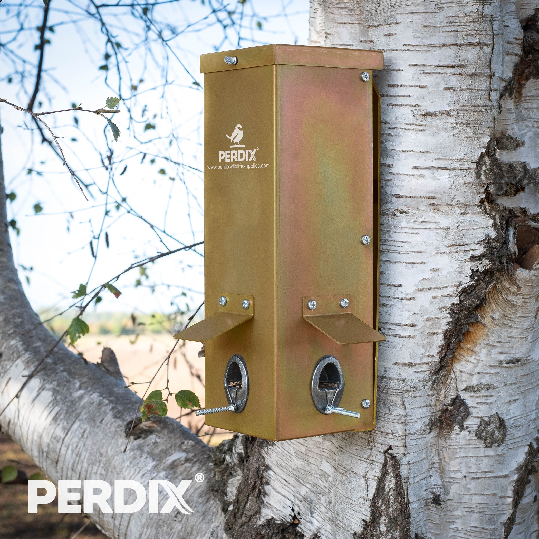PERDIX All-Metal Farmland Bird Feeder — Perdix Wildlife Supplies