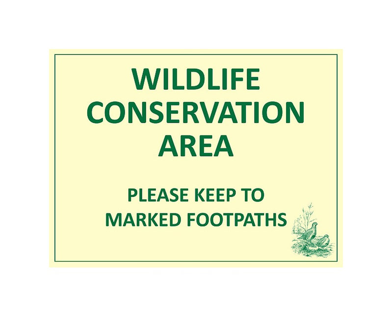 Farm Conservation Signs - Perdix Wildlife Supplies